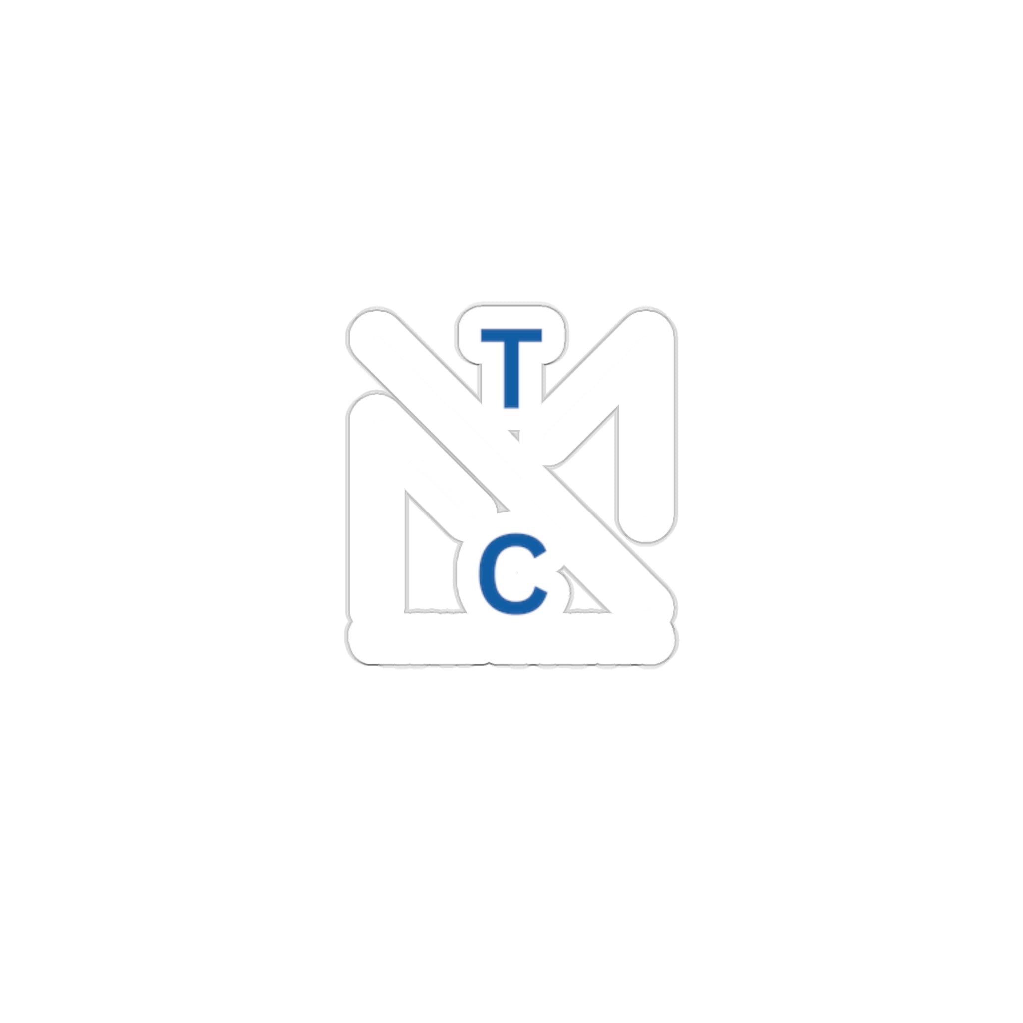 TCM Stickers Blue/White Transparent – TruCrane Motorsports