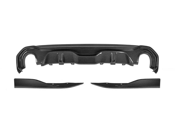 TRE Pre-Preg Carbon Fibre Rear Diffuser Set BMW 4 Series Gran Coupe G2 ...
