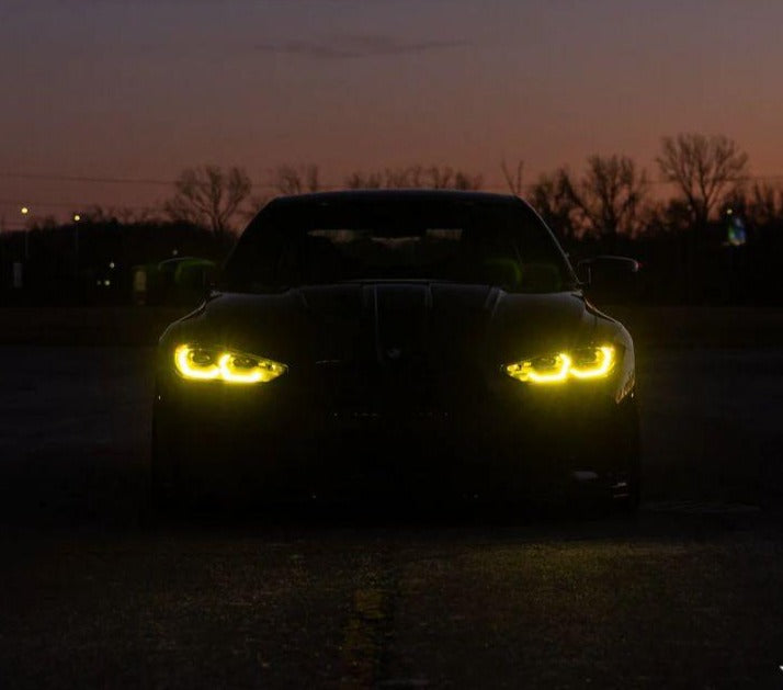 IND Distribution Yellow CSL Style LED DRL Module Set BMW G8X M2 | M3 ...